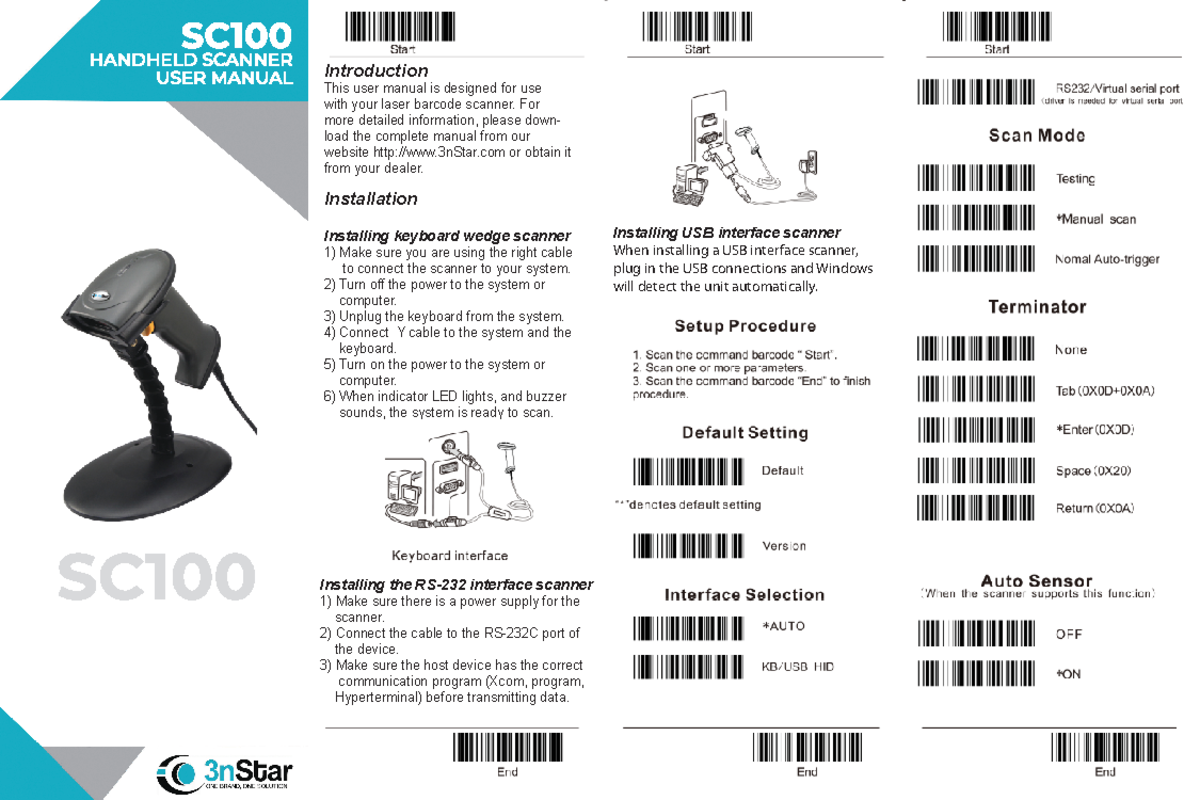 SC100-User-Manual - MANUAL SCANER SC100 - Introduction This user manual ...