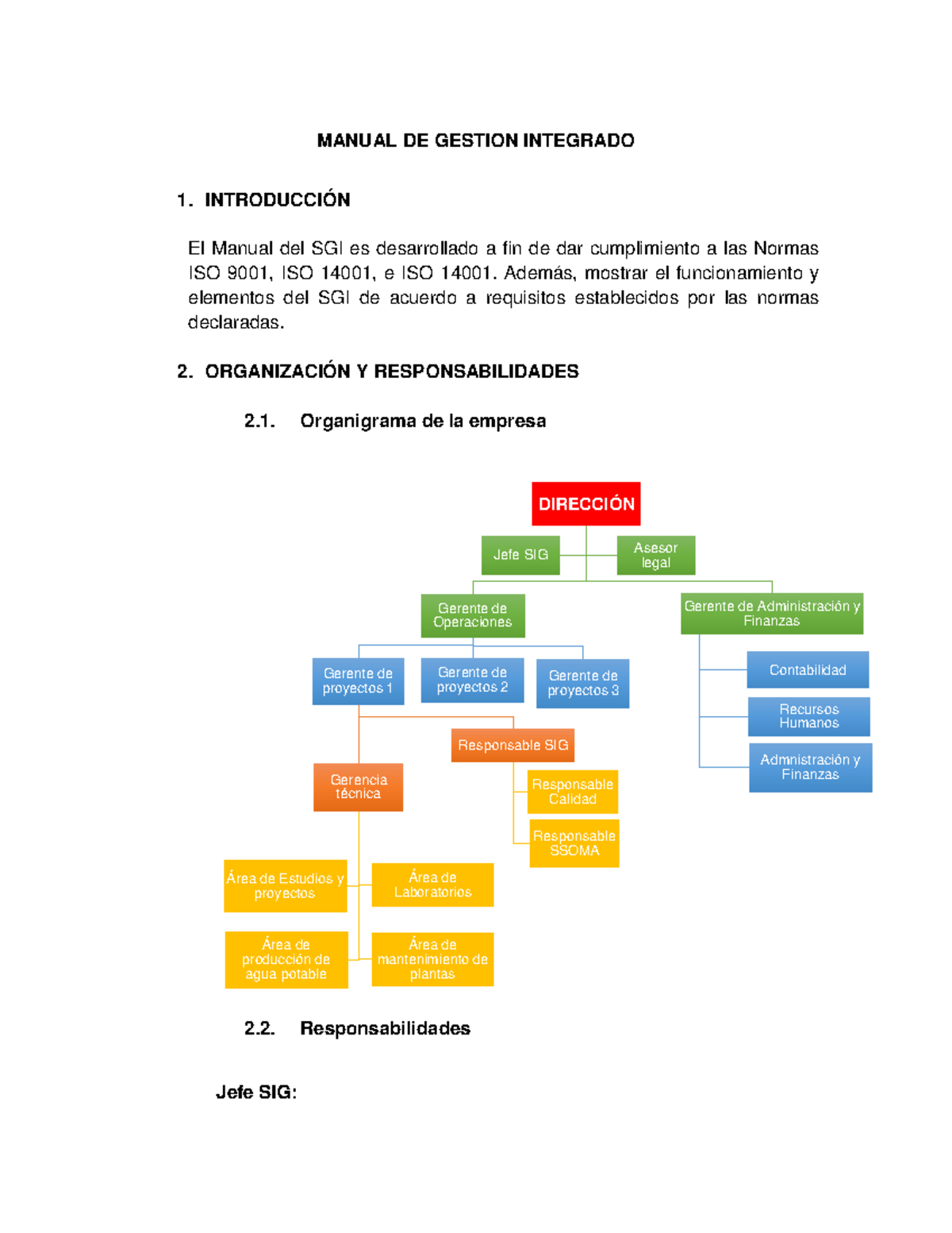 Aaaaaaaaa - Manual de Gestion Integrado - Warning: TT: undefined function: 32 MANUAL DE GESTION ...