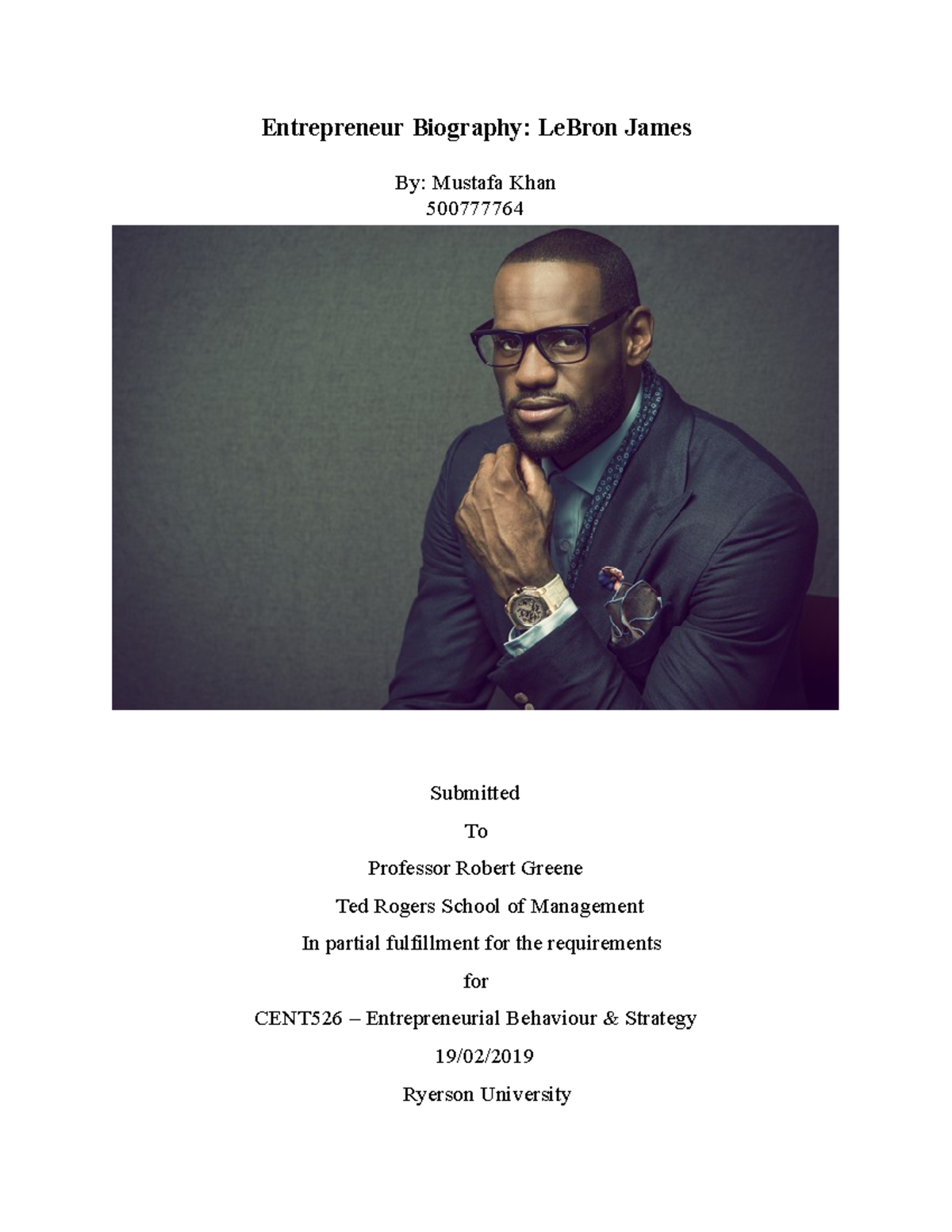 Entrepreneur Biography - He has created a completely new mold in how ...