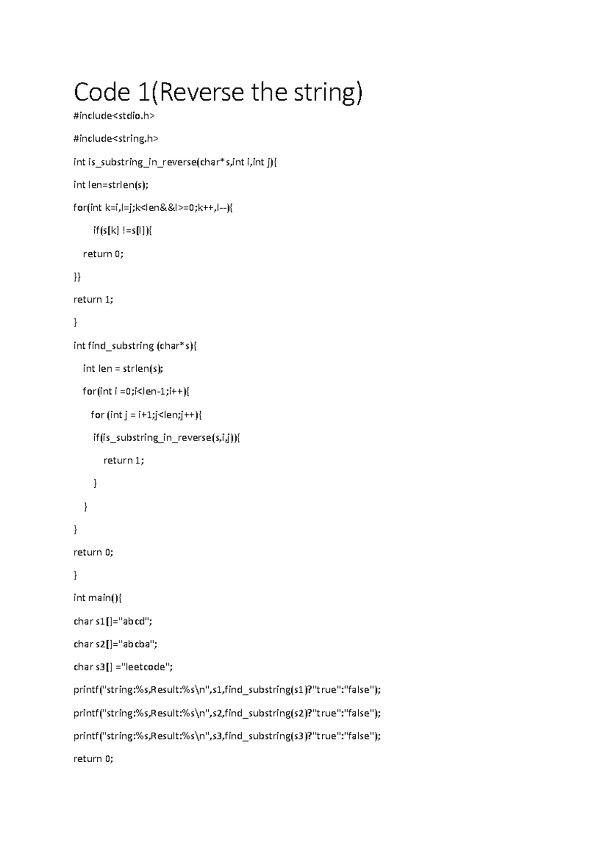 Code level 2 - yu8 - Code 1(Reverse the string) #include #include int - Studocu