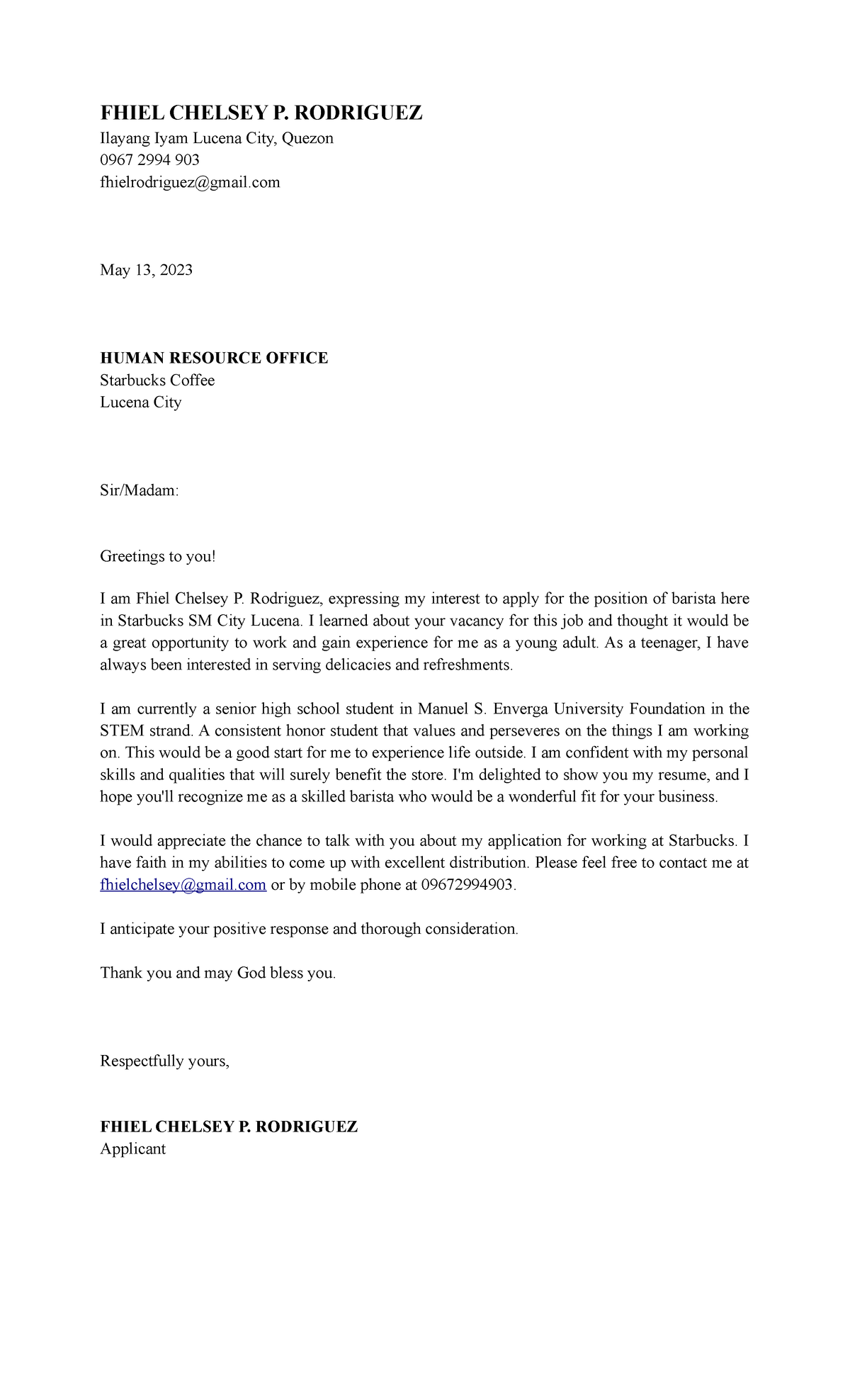 WORK IMM - Copy - ghfgb - FHIEL CHELSEY P. RODRIGUEZ Ilayang Iyam ...