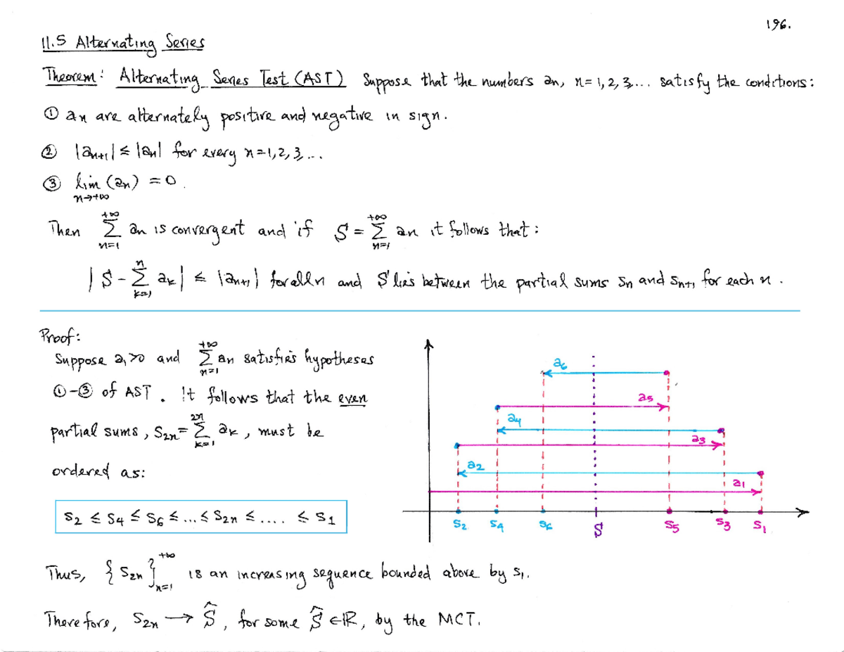 Alt Series - slide notes - MATH 152 - Studocu
