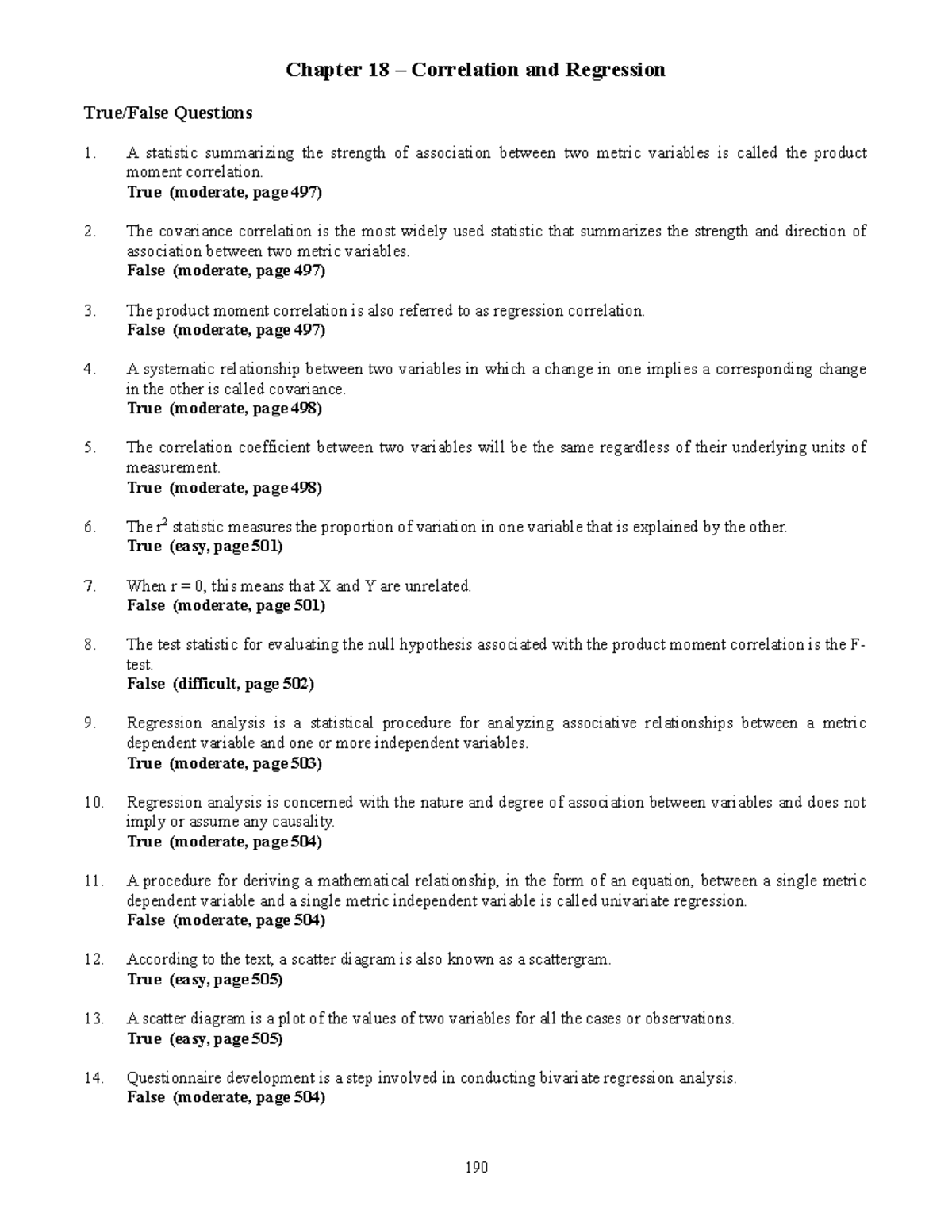 Malhotra 18 tif - test bank for marketing research chapter 18 ...