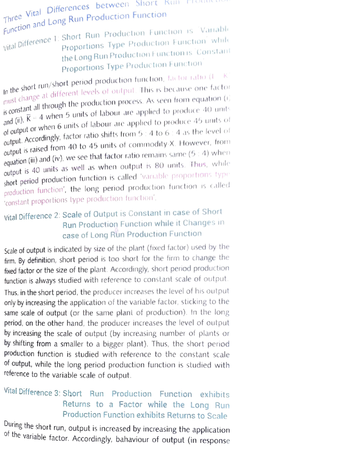 Difference Between Short And Long Run Three Vital Differences Between Short Run