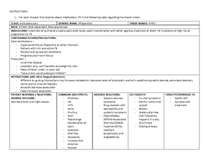 Albumina med card - INSTRUCTIONS: For each chapter that teaches about ...