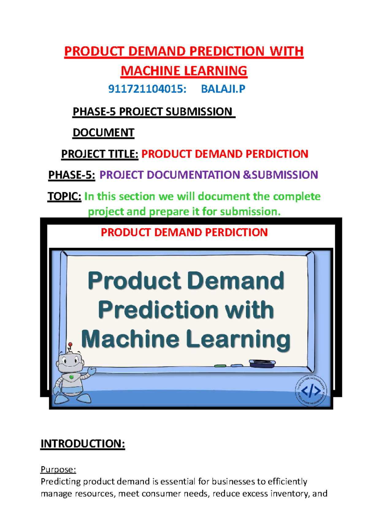 ADS Phase-5 NM - naan mudhalvan - PRODUCT DEMAND PREDICTION WITH MACHINE LEARNING 911721104015 ...