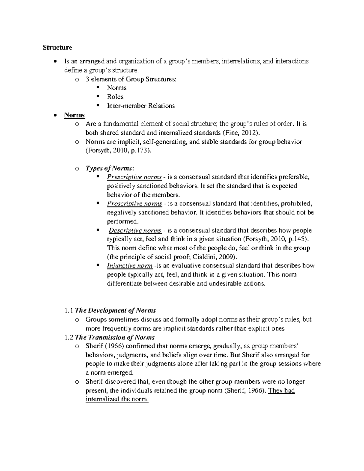 Roles and Norms - Structure Is an arranged and organization of a group ...