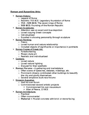 FA-150 Notes - FA- Introduction to the Fine Arts CH1 Course ...