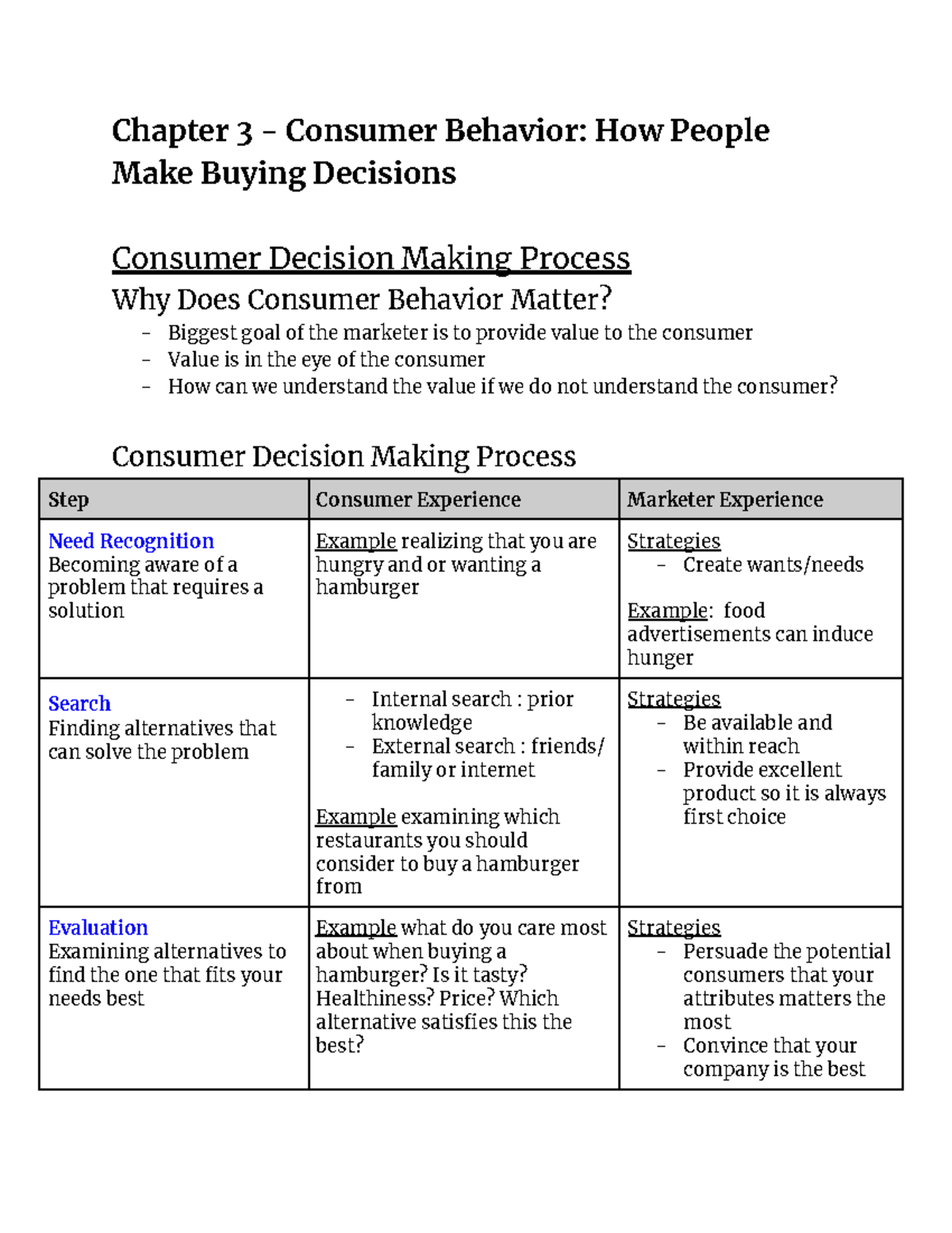Chapter 3 - Consumer Behavior How People Make Buying Decisions - Are ...
