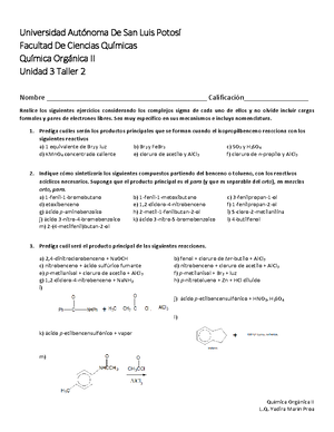 Pre de la práctica 1. Química orgánica 2. Reactivadas de alcoholes - UNIVERSIDAD AUTÓNOMA DE SAN ...