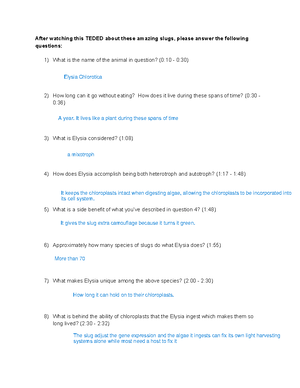 9 H Biology ~ Fermentation, Question Set - After watching the Amoeba ...
