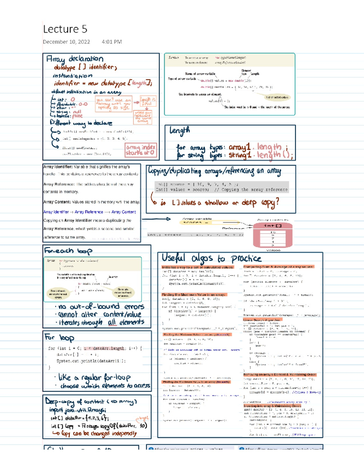 4 - comp 248 , lecture 4 notes - COMP 248 - Studocu