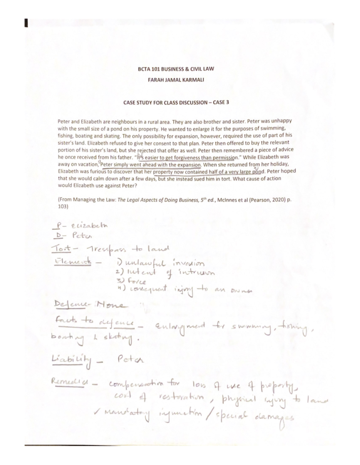 Case Study BCTA 101 - PRLG - Studocu