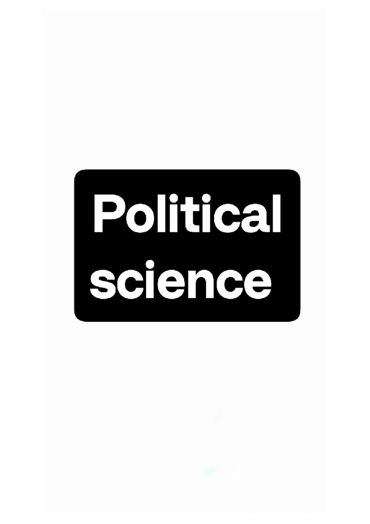 Syllabus - ... - Political science Political science Category Political ...