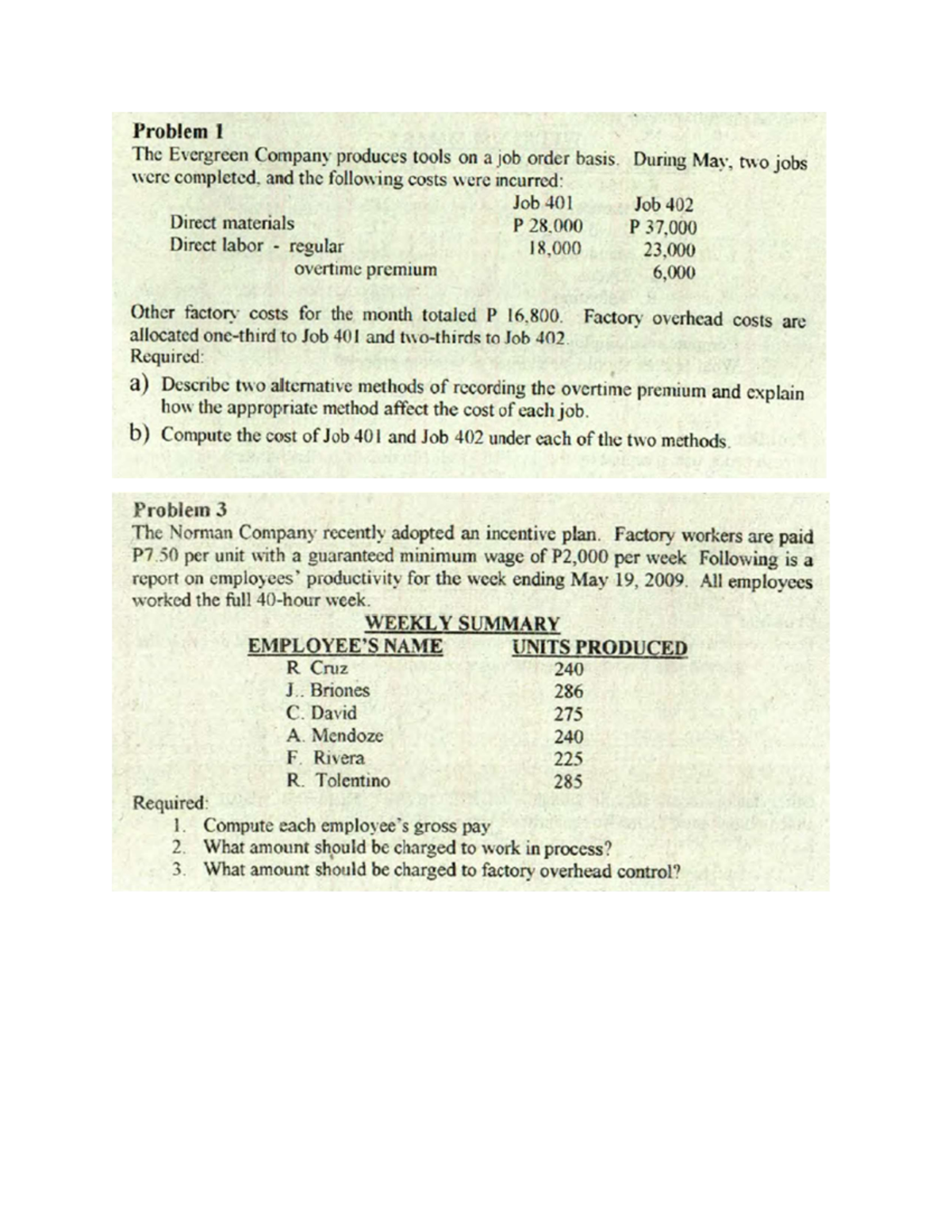 Direct-Labor - Cost Accounting and Control - Studocu