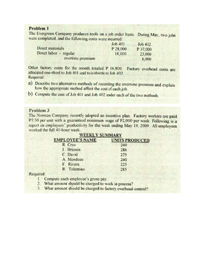 Cost-Accounting-Cycle - Chapter 3 Cost Accounting Cycle 75 Problem 3 ...