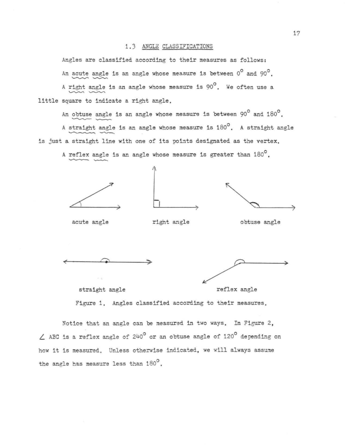 1-3 Angle-Classifications - Modern Geometry - Studocu