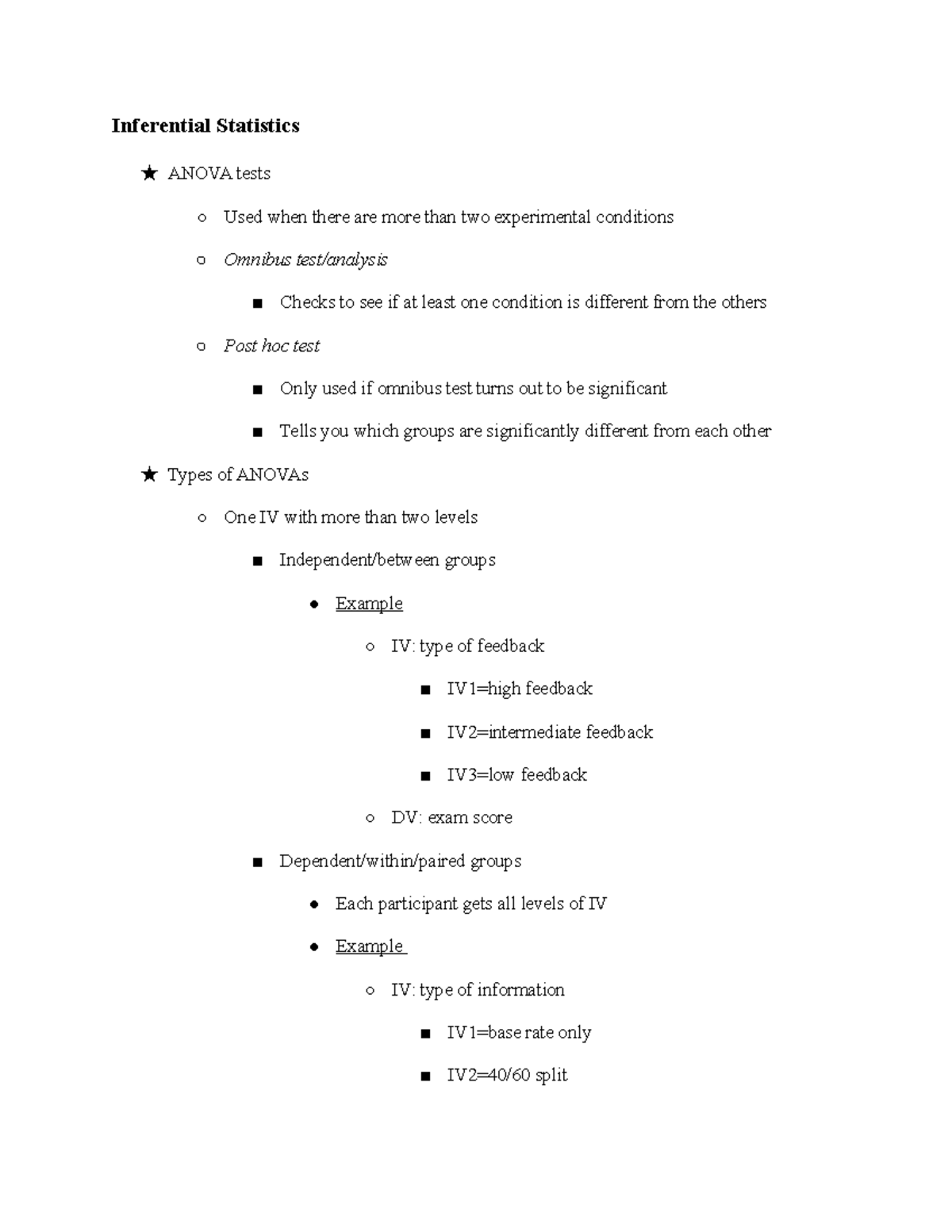 Inferential Statistics #2 - Inferential Statistics ★ ANOVA tests Used ...