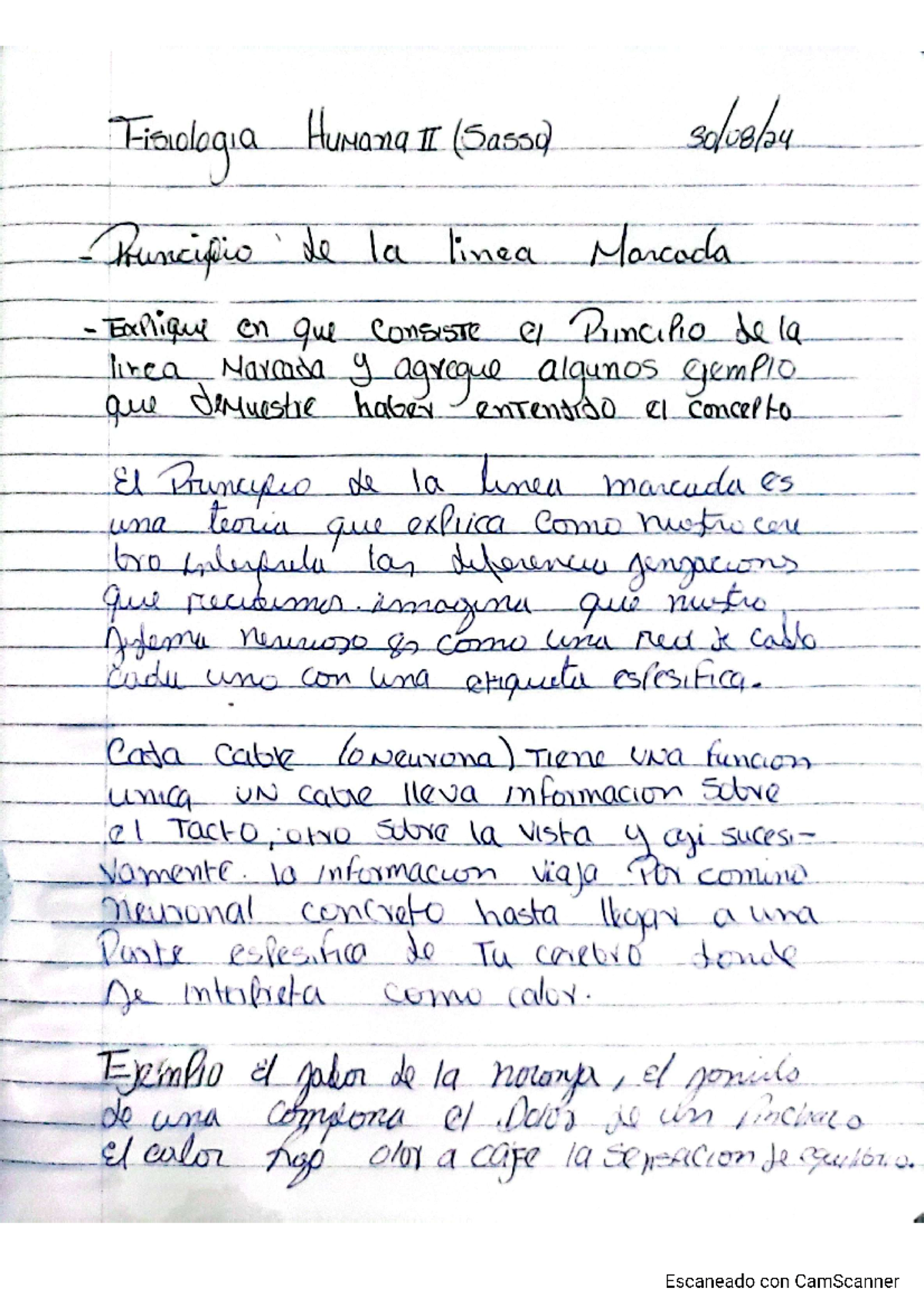 Franklin - Pru - Firologia Humana II (Sassd) Principio Le la linea Marcada Explique en que ...