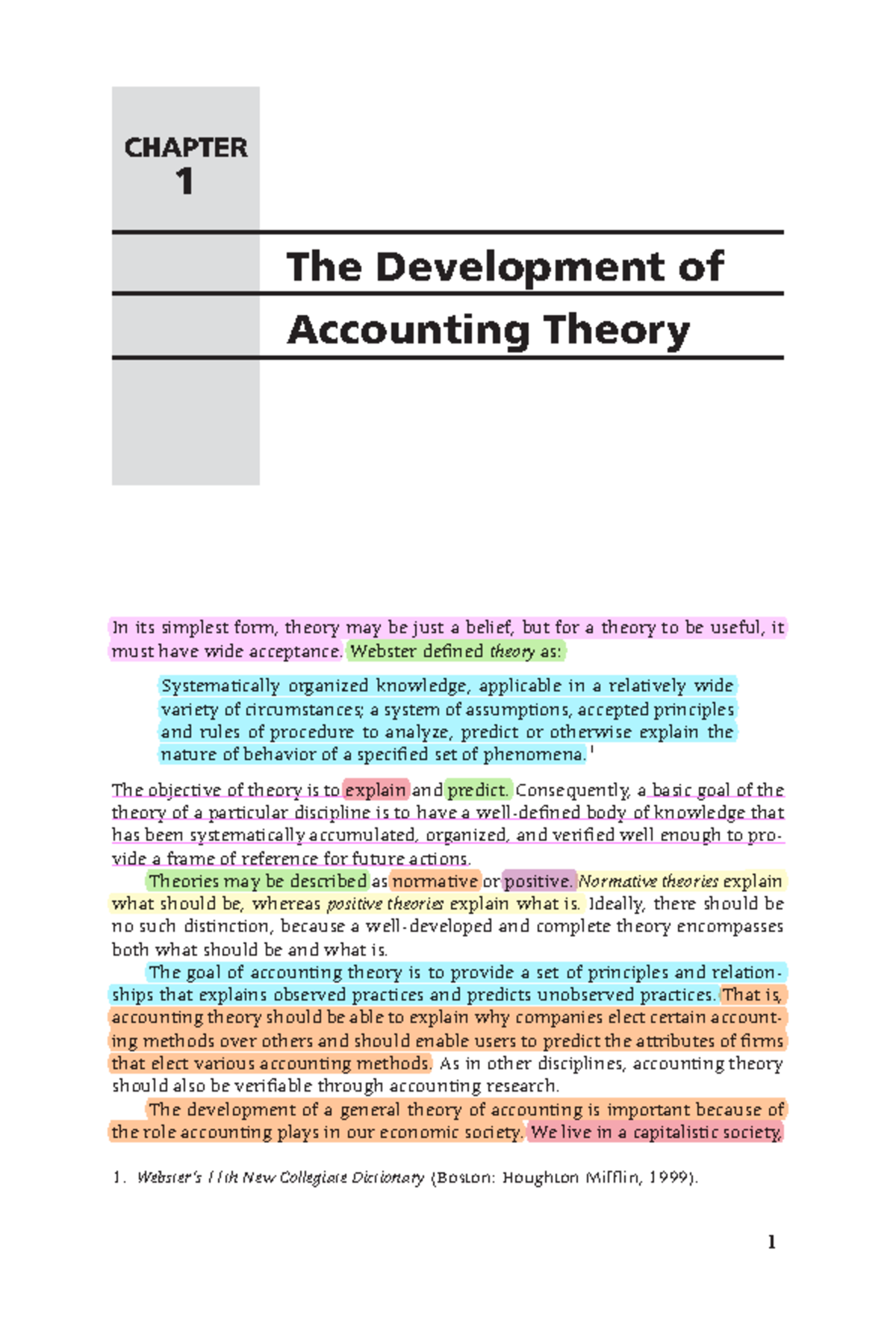 Ch1 - imp - 1 In its simplest form, theory may be just a belief, but ...