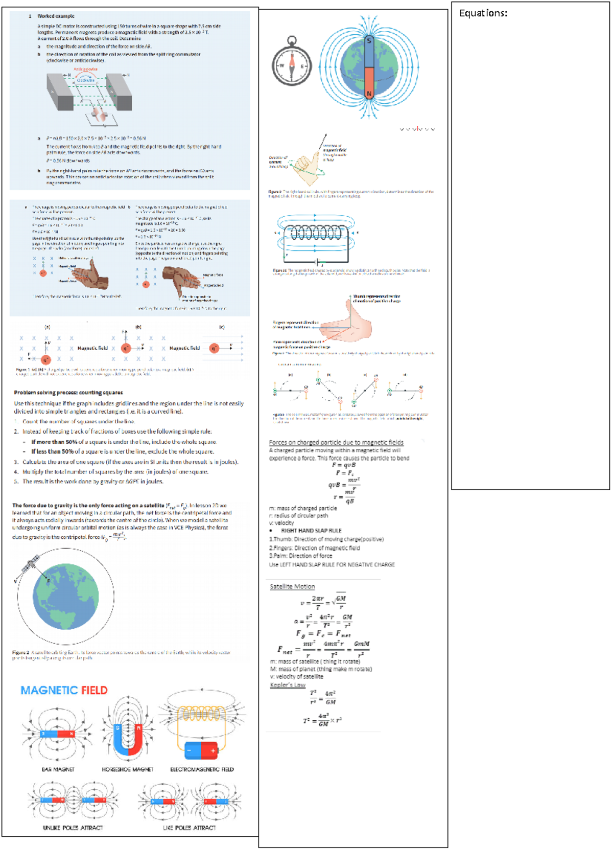 Cheat Sheet Physics - Equations: - Studocu