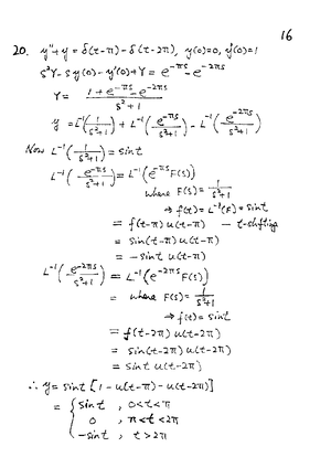 Heat Transfer MA3003 - NTU - StuDocu
