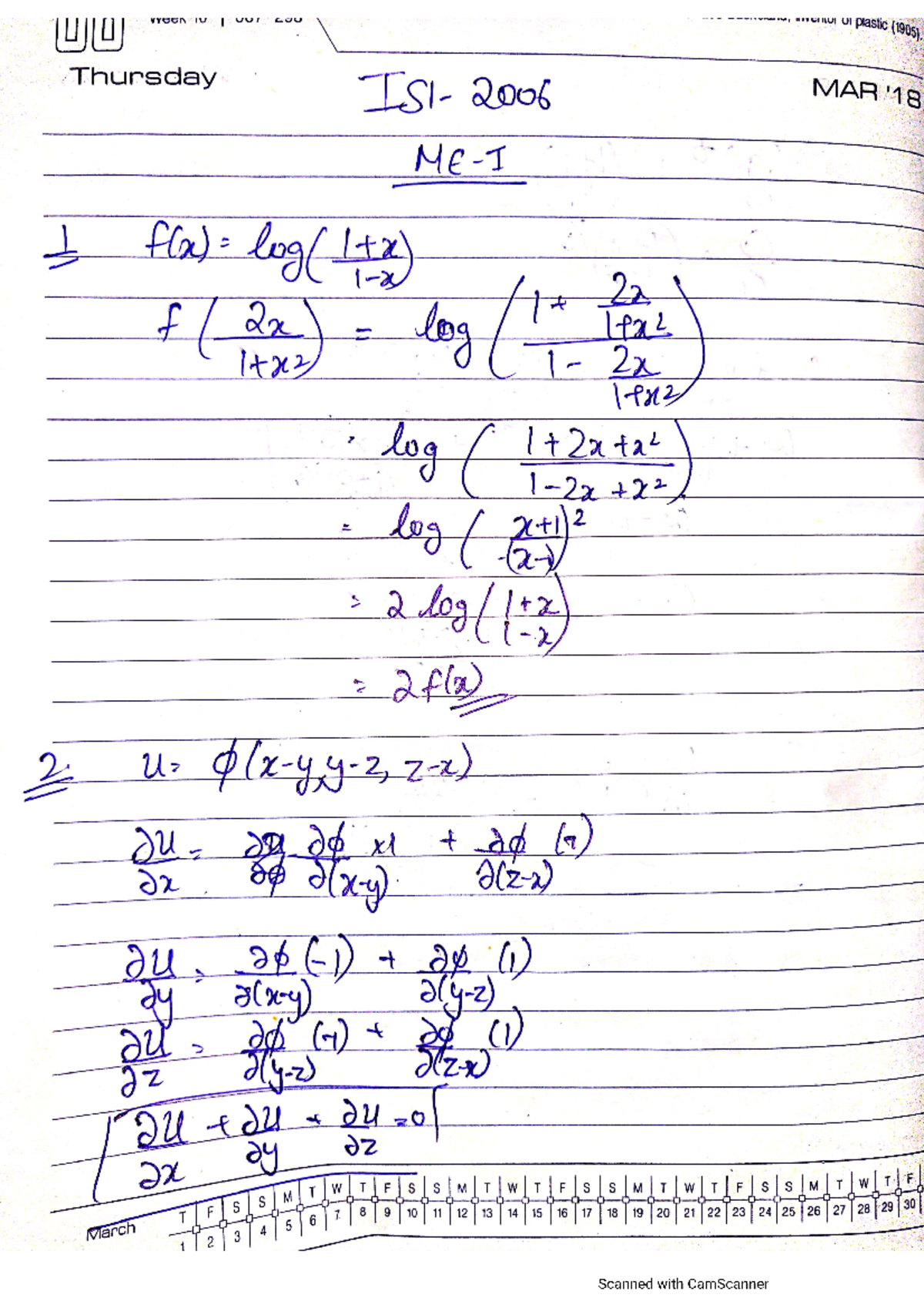 ISI-2006 - Solutions to ISI MSQE Question Papers - Economics - Studocu