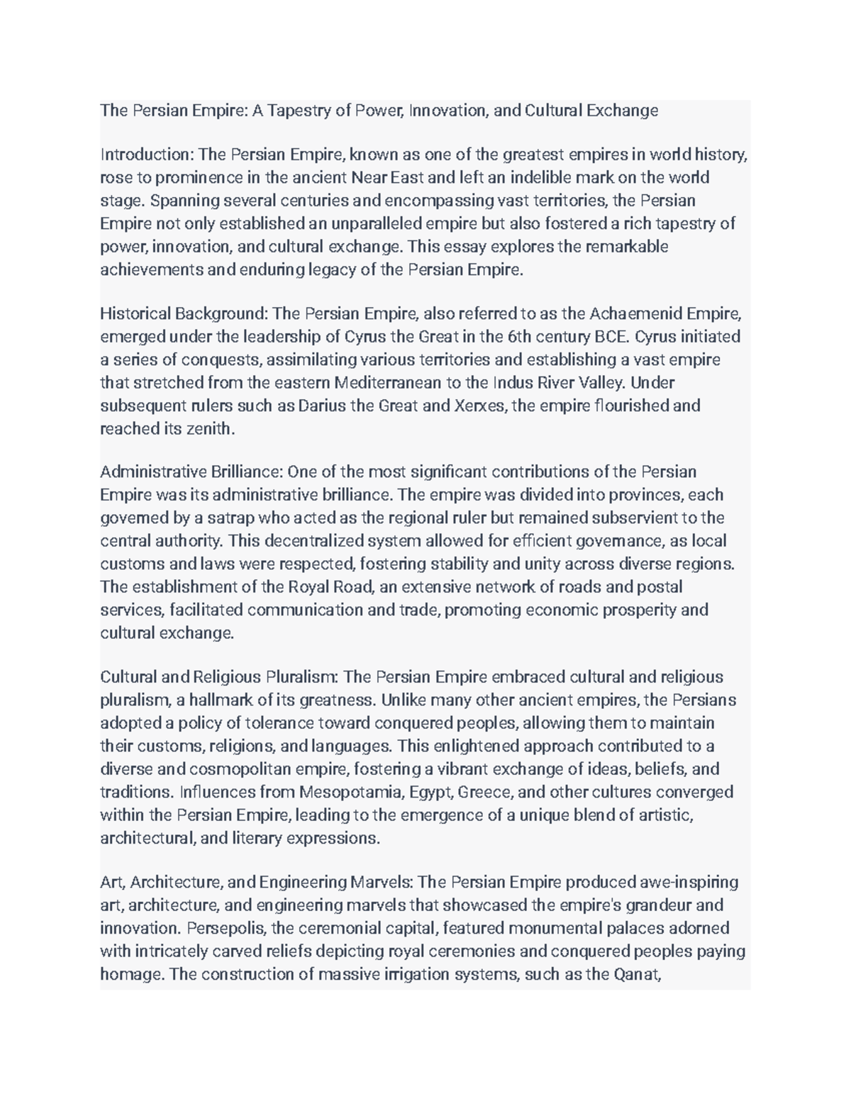 the history of persia - The Persian Empire: A Tapestry of Power ...