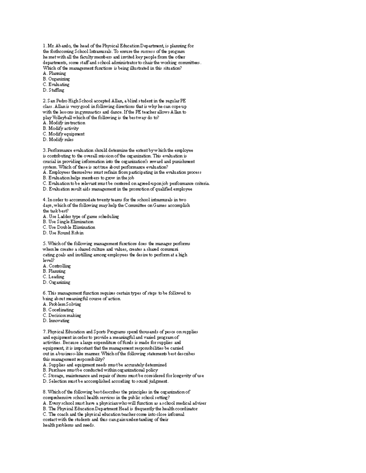 Organization And Management Of Physical Education And Health I Mr organization-and-management-of-physical-education-and-health-i-mr