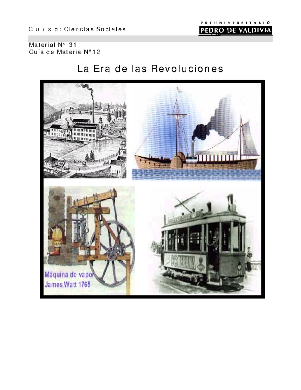 TEMA 12.LAS Revoluciones a lo largo de la historia - La Era de las ...