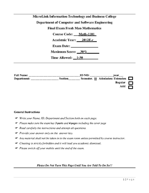 Maths Teacher guide Freshman @all students pdf - Unit ONE Solutions ...