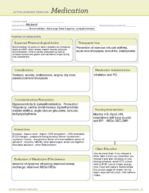 Amlodipine - drug card - ACTIVE LEARNING TEMPLATES TherapeuTic ...