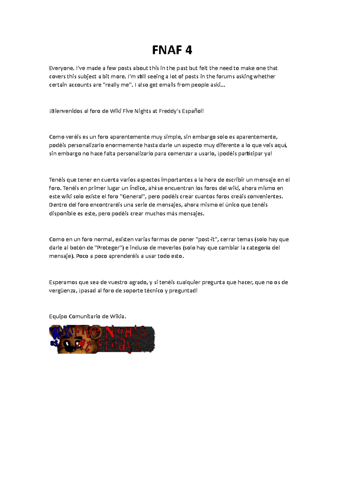 Fnaf4 - FNAF 4 Everyone. I've made a few posts about this in the past ...