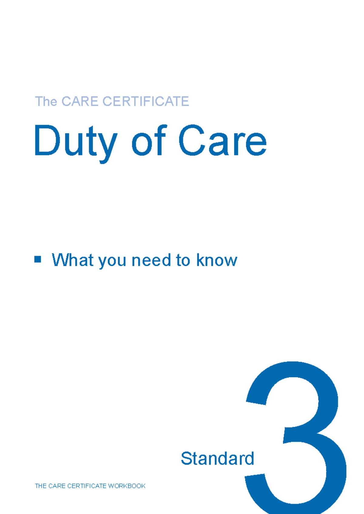 Standard-3 - this is assignment i completed back in 2019 - THE CARE ...