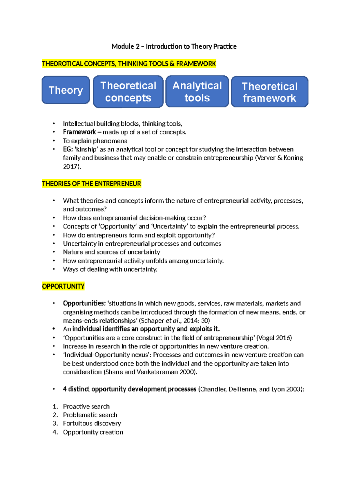 Module 2 – Introduction to Theory Practice - Module 2 – Introduction to ...