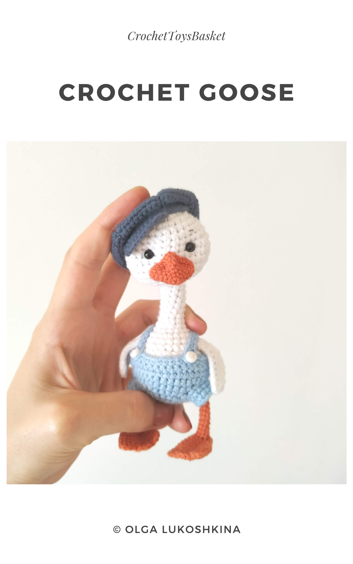 Patito con boina - crochet - CROCHET GOOSE CrochetToysBasket © OLGA ...