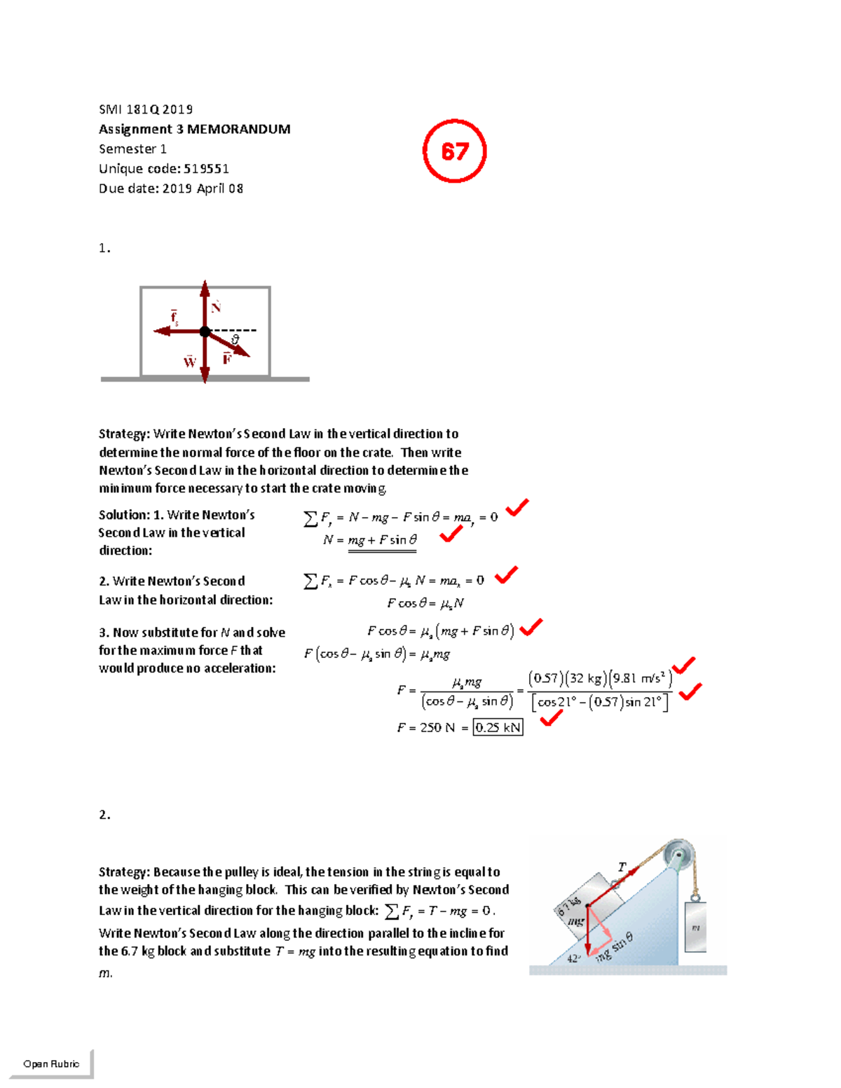 2019 Assignment 3 S1 Marked - Warning: Popup annotation has a missing or invalid parent ...