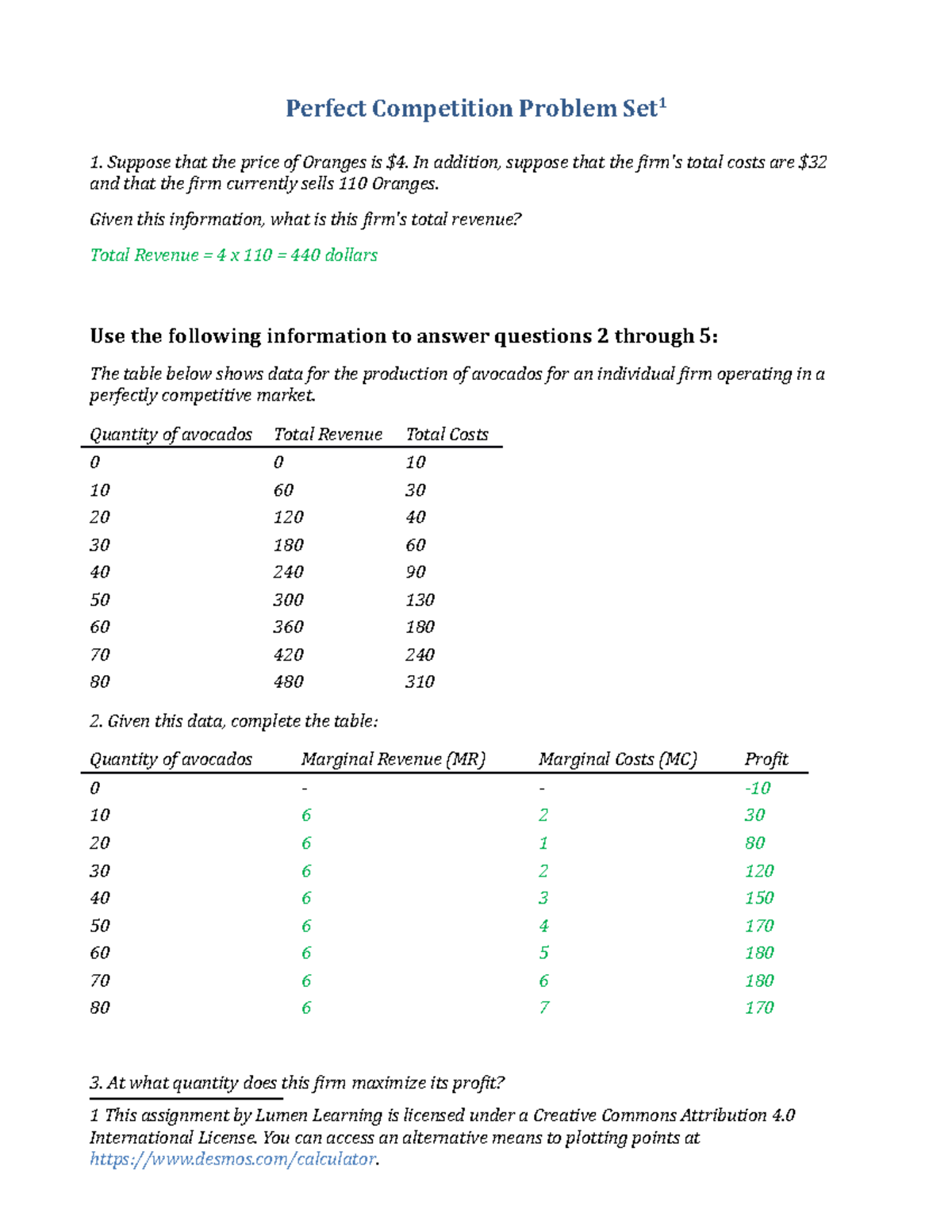 08+Perfect+Competition - Perfect Competition Problem Set 1 Suppose that ...