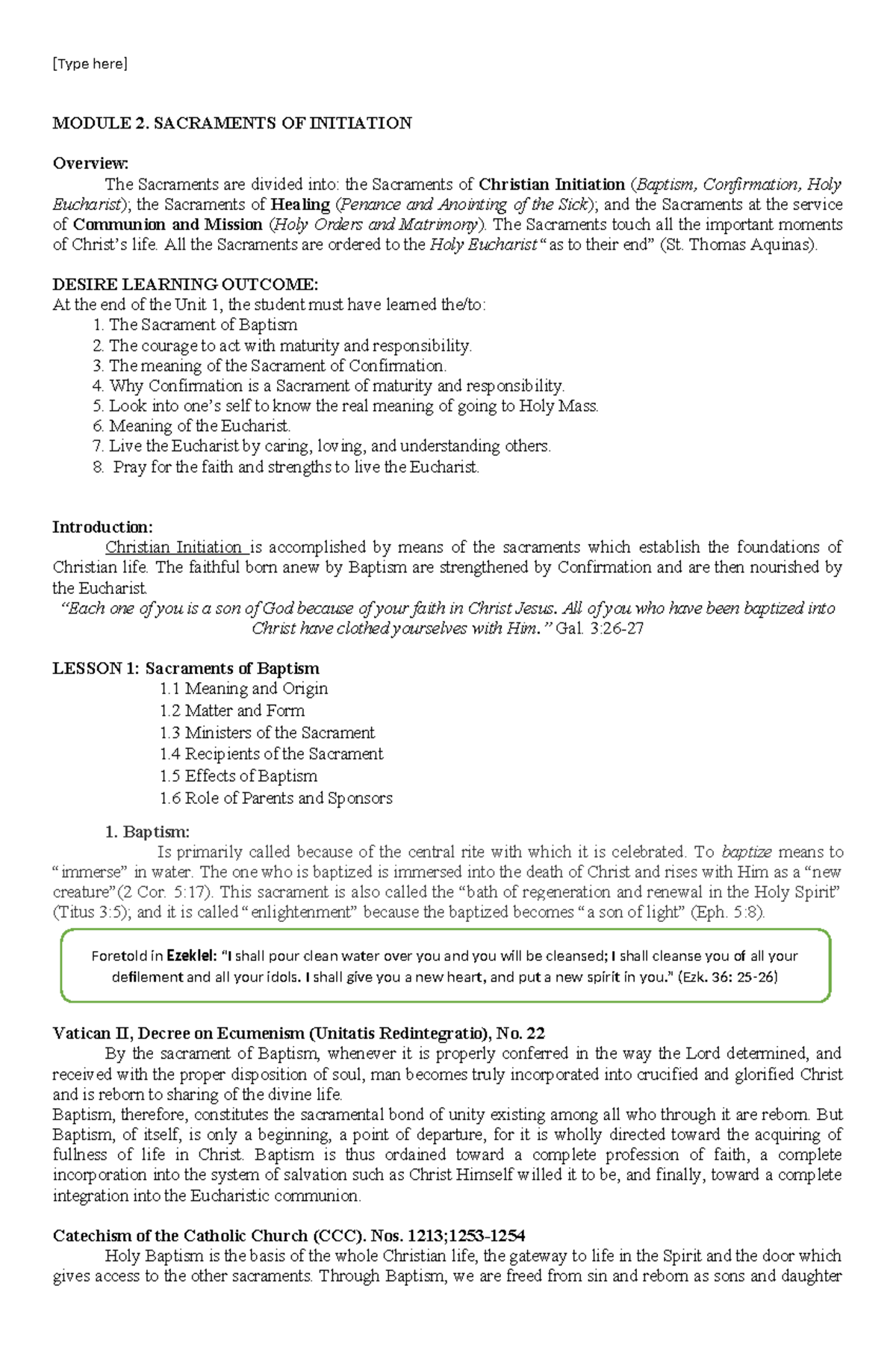 THEO 3 Module 2 final - Its all about the religious belief. - MODULE 2 ...