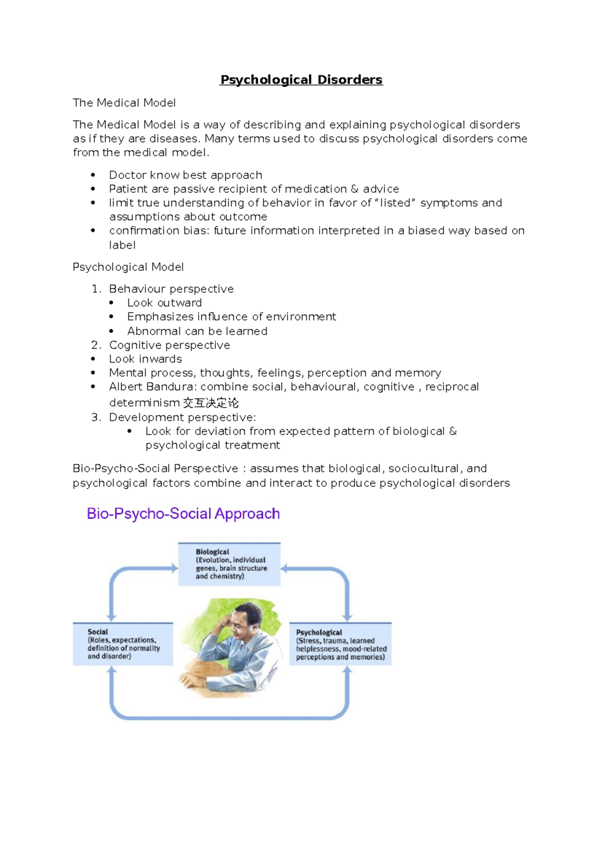 Psychological disorder - Psychological Disorders The Medical Model The ...