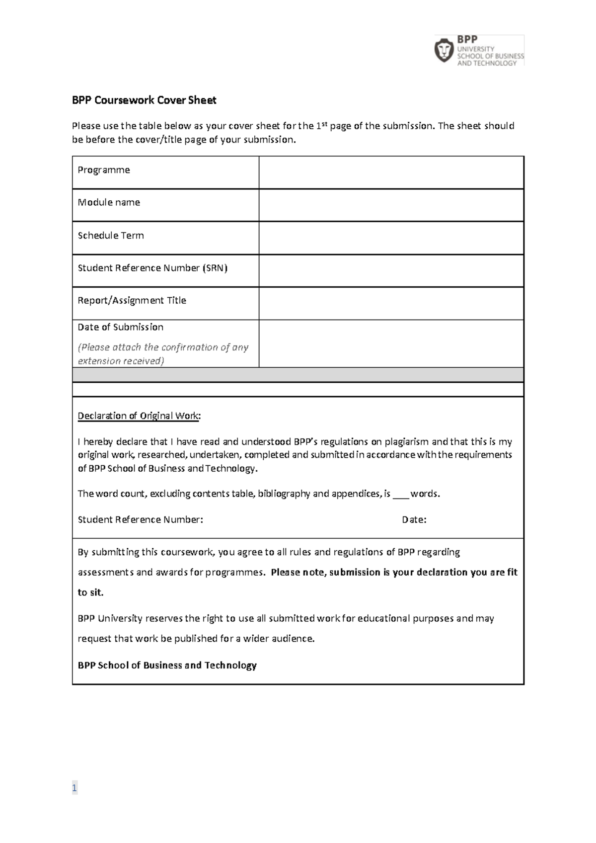 DOC-20240510-WA0016. - BPP Coursework Cover Sheet Please use the table below as your cover sheet ...