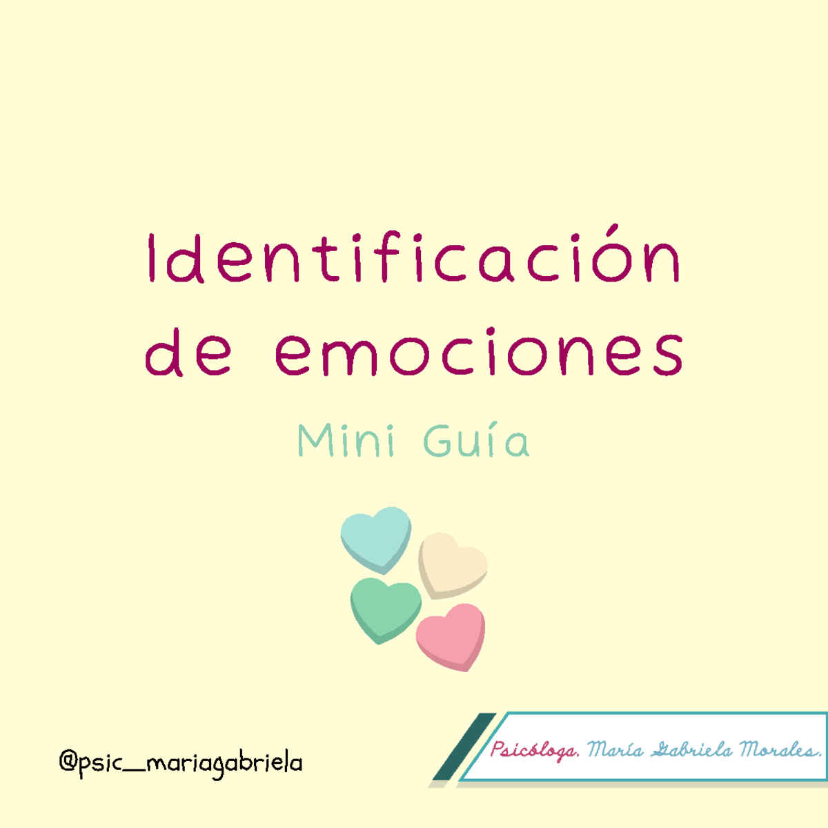 Mini Guía de identificación de emociones - Identificación de emociones ...