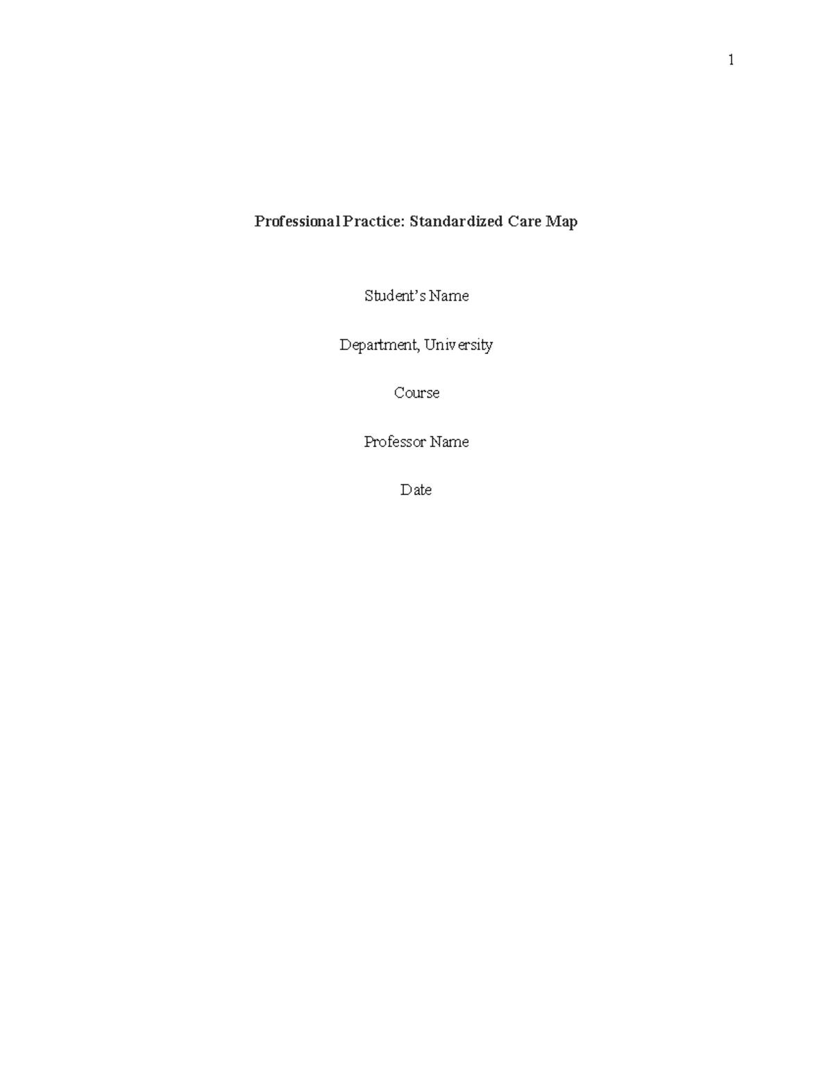 140319121 Professional Practice - Professional Practice: Standardized ...