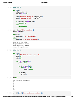 Lab Exercise 1 Basic Python Programming For Data Science Studocu