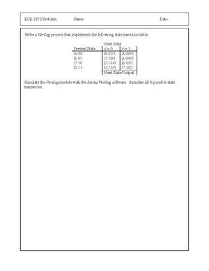 ECE 2372 Problem 24 - ECE 2372 Problem 24 Name: Date: For the Boolean functions 𝑥(𝑎, 𝑏, 𝑐) and 𝑦 ...
