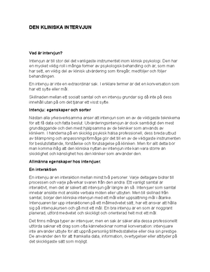 Ökningen av klinisk psykologi inom området psykologi - ÖKNINGEN AV ...