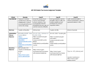 ACC 317 Module Six Worksheet Template - ACC 317 Module Six Worksheet ...