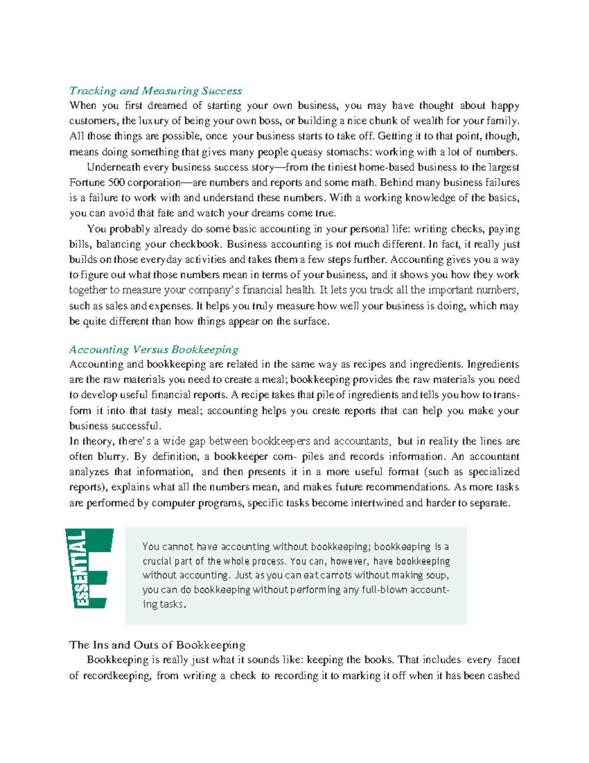 Tracking and Measuring Success - All those things are possible, once ...