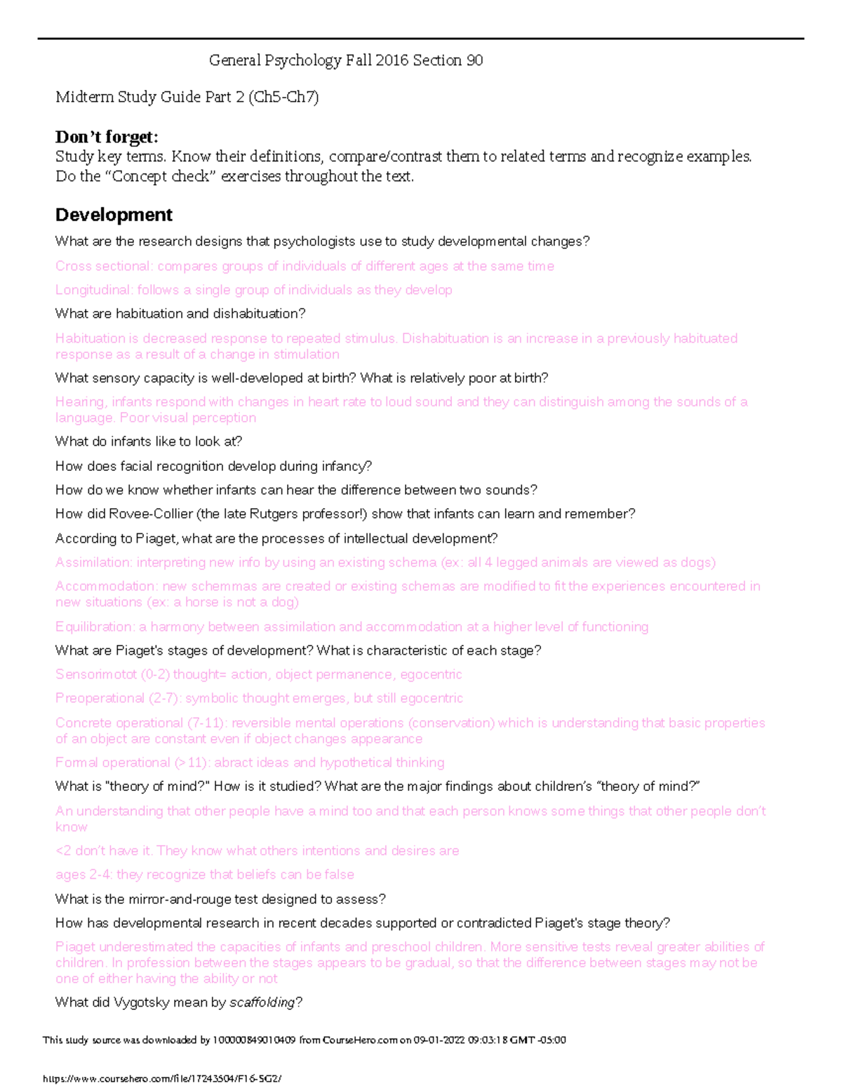 Biochemistry study guides 2022Docx (36) - Midterm Study Guide Part 2 ...