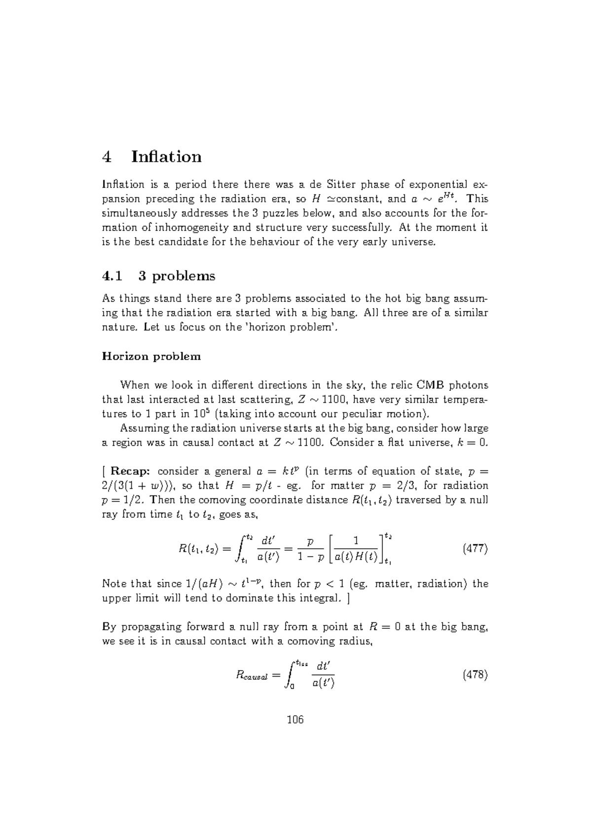 Chapter 4Inflation - Inflation Notes - 4 Inflation Inflation is a ...